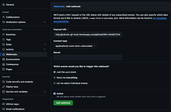 Tracking Real-time GitHub Dashboard Commits | PubNub