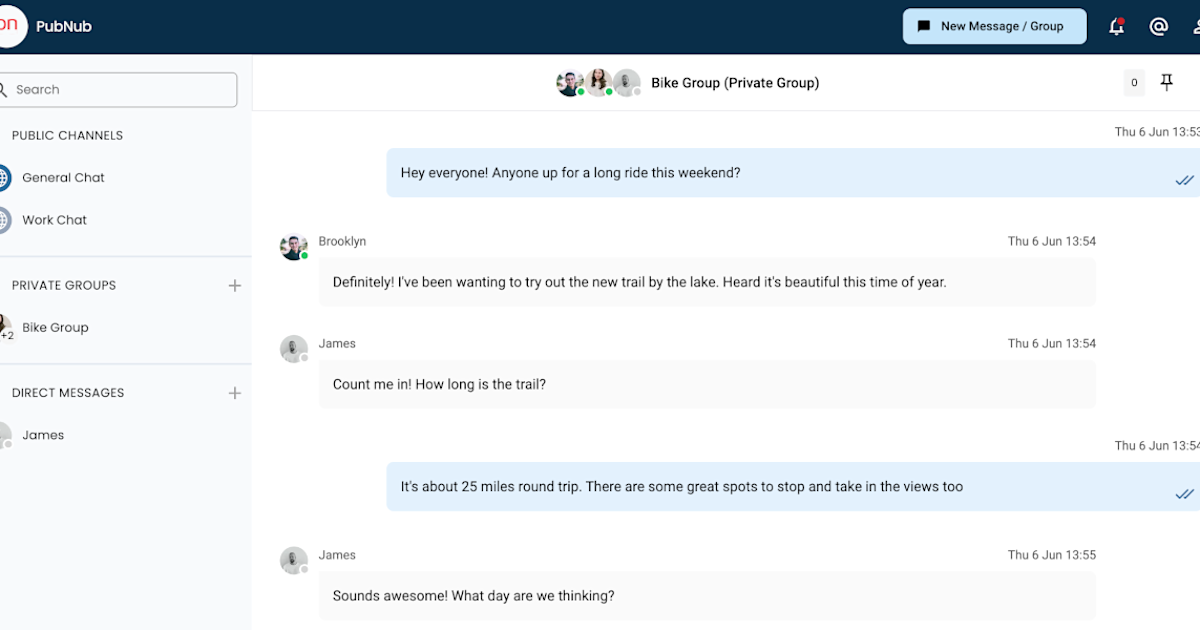 PubNub Chat Demo using the Chat SDK | PubNub PubNub Chat Demo using the Chat SDK | PubNub