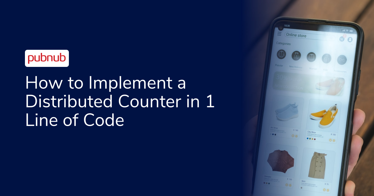 How to Implement a Distributed Counter in 1 Line of Code